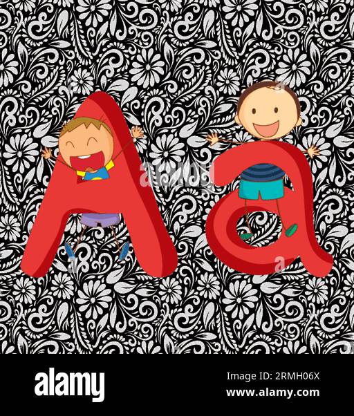 Alphabet Letter A, Alphabet Letter Design, Alphabet Letter illustration ...