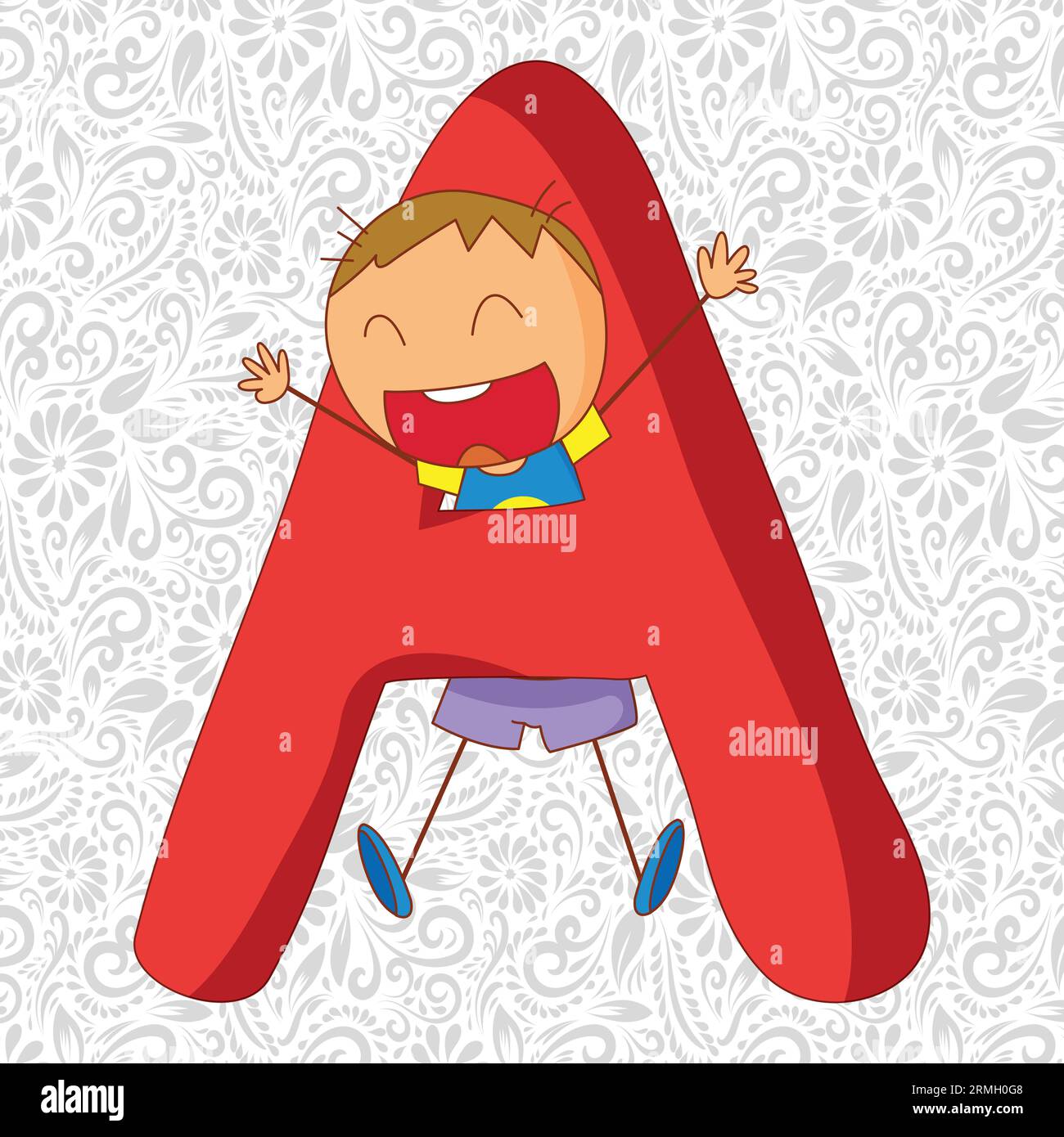 Alphabet Letter A, Alphabet Letter Design, Alphabet Letter illustration ...