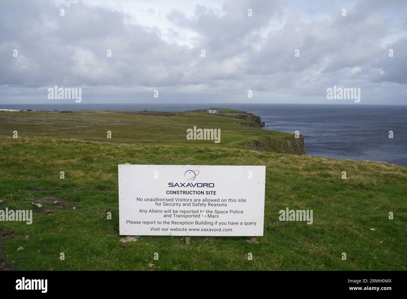 Saxavord spaceport, Unst, Shetland Stock Photo - Alamy