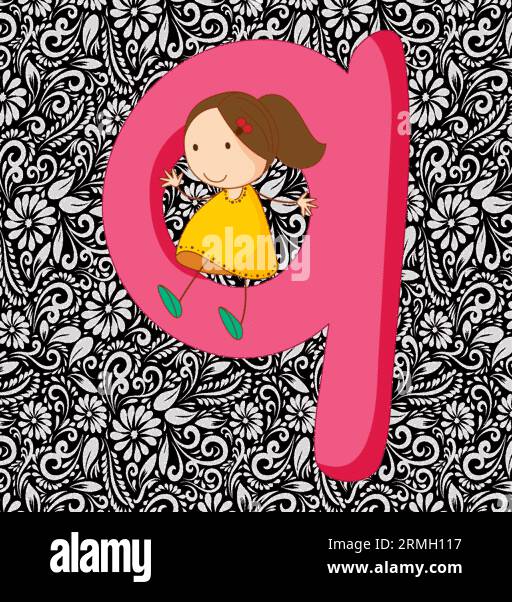 Alphabet Small Letter Q , Alphabet Letter Design, Alphabet Letter ...