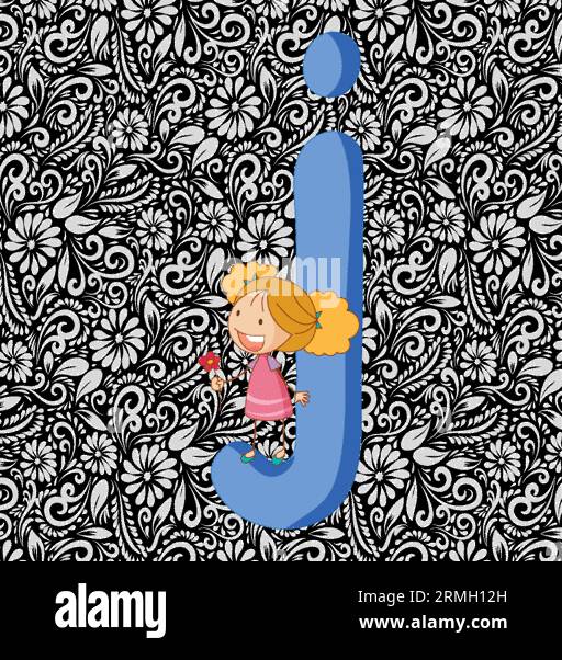 Alphabet Small Letter J , Alphabet Letter Design, Alphabet Letter ...