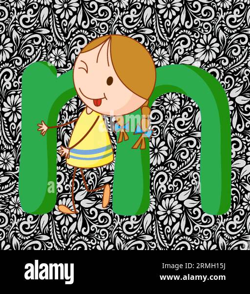 Alphabet Small Letter M , Alphabet Letter Design, Alphabet Letter ...