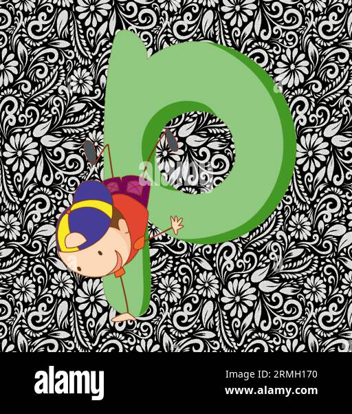 Alphabet Small Letter P , Alphabet Letter Design, Alphabet Letter ...