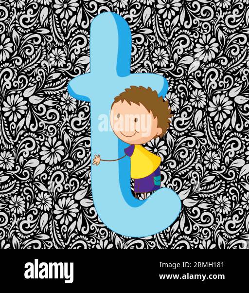 Alphabet Small Letter T , Alphabet Letter Design, Alphabet Letter ...