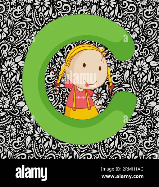 Alphabet Small Letter C , Alphabet Letter Design, Alphabet Letter ...