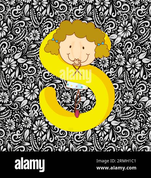 Alphabet Small Letter S , Alphabet Letter Design, Alphabet Letter ...