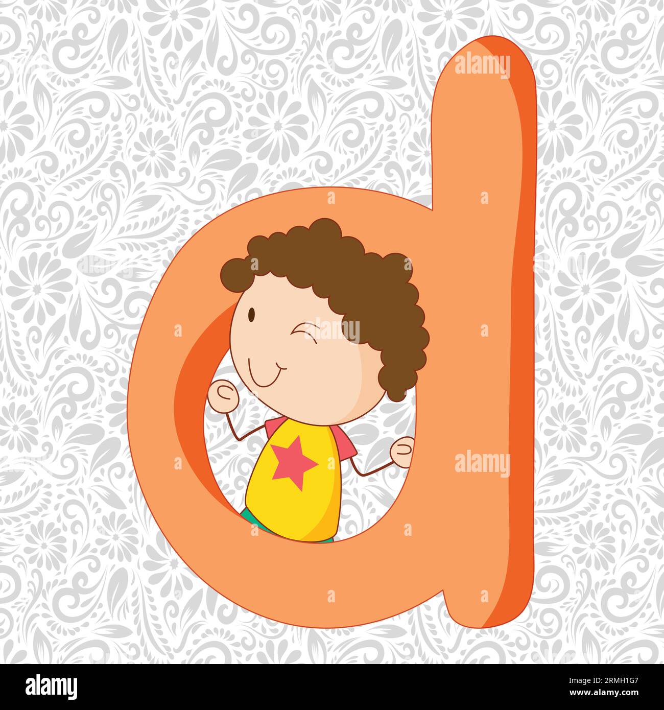 Alphabet Small Letter D , Alphabet Letter Design, Alphabet Letter ...