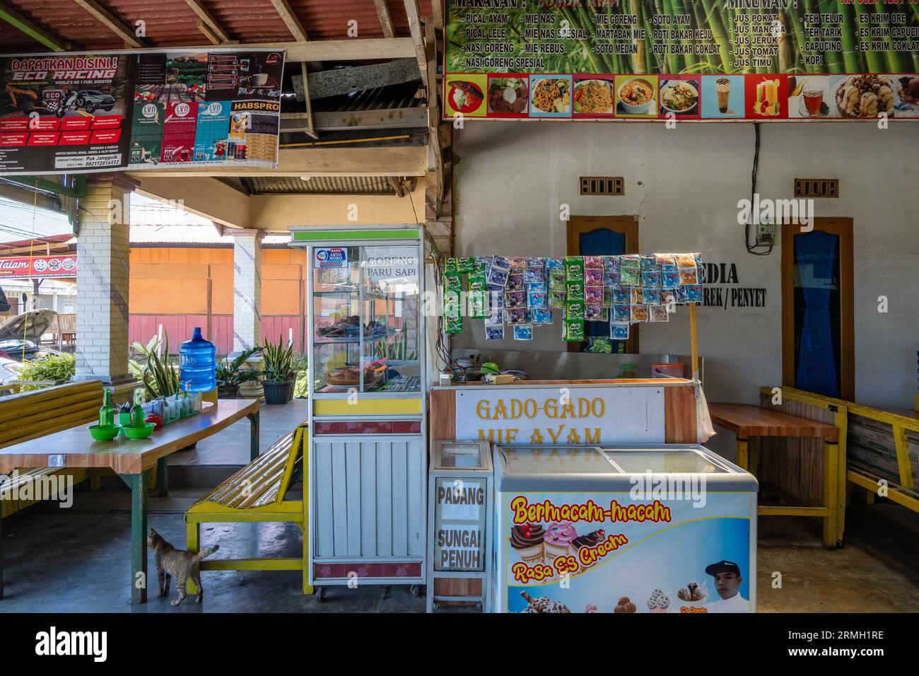 A local restaurant. Sumatra, Indonesia Stock Photo - Alamy