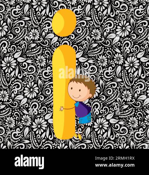 Alphabet Small Letter I , Alphabet Letter Design, Alphabet Letter ...