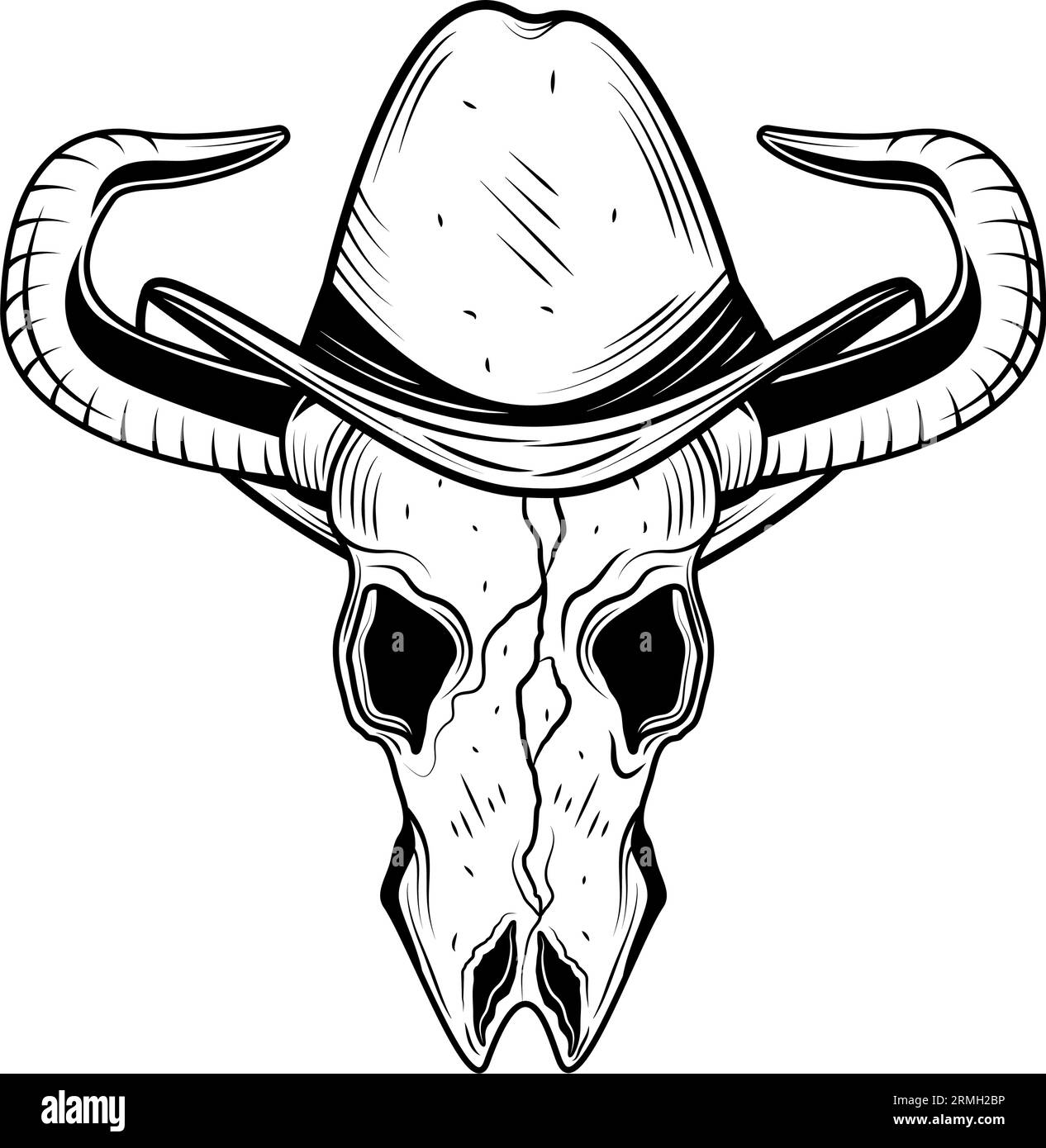 Cowboy bones Stock Vector Images - Alamy