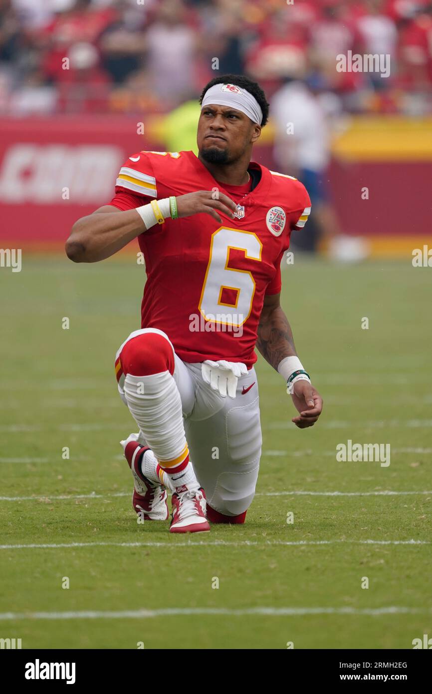 Kansas City Chiefs safety Bryan Cook (6) during an NFL preseason ...