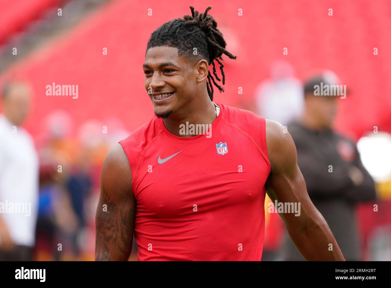 Kansas City Chiefs running back Isiah Pacheco (10) )during an NFL ...