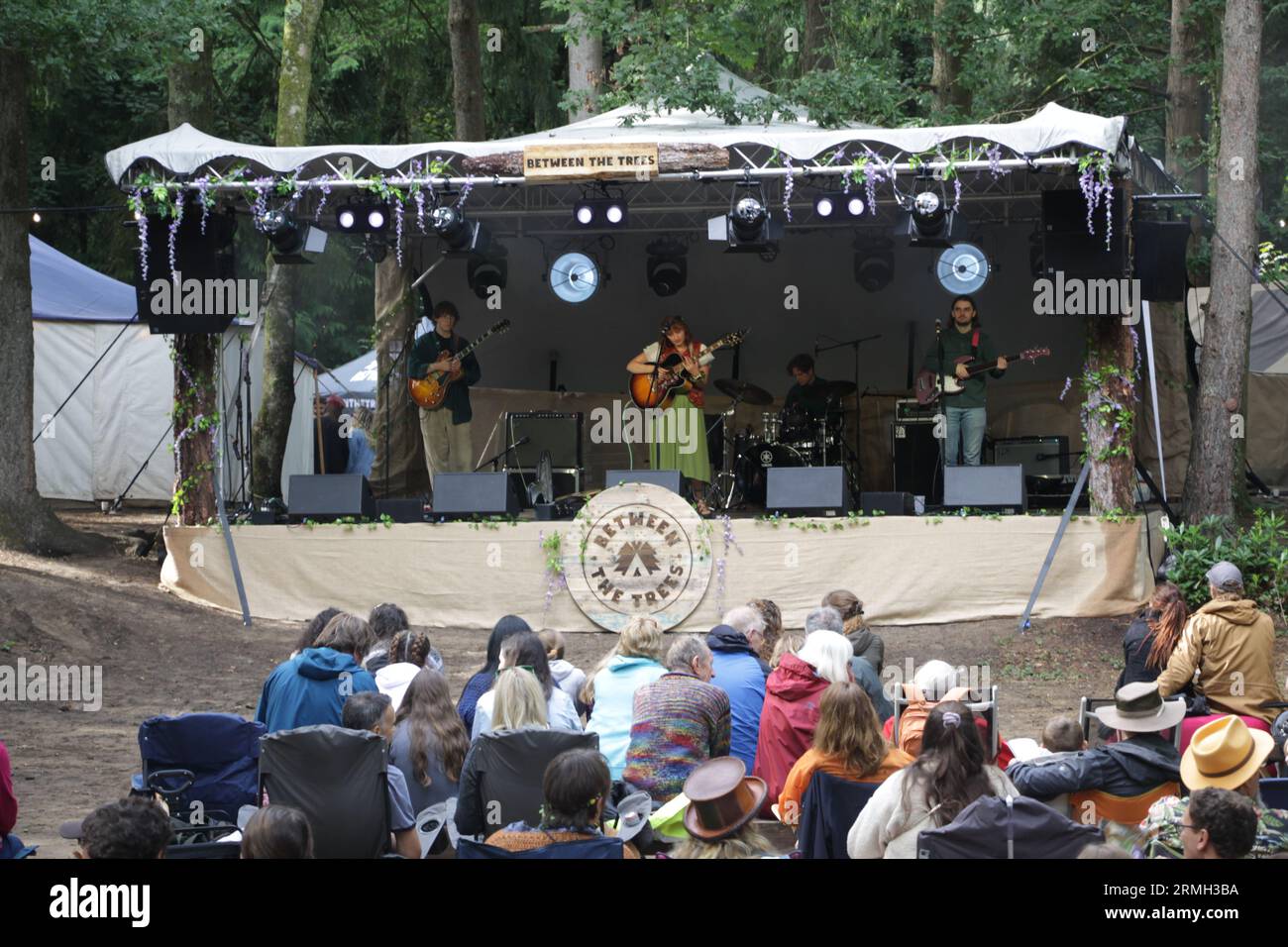 Welsh folk singer Mari Matthias plays at the Between the Trees folk ...
