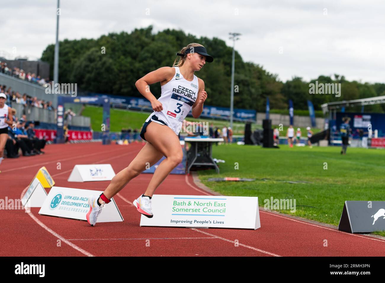 Marek Grycz and Lucie Hlavackova (pictured) of Czech Republic during ...