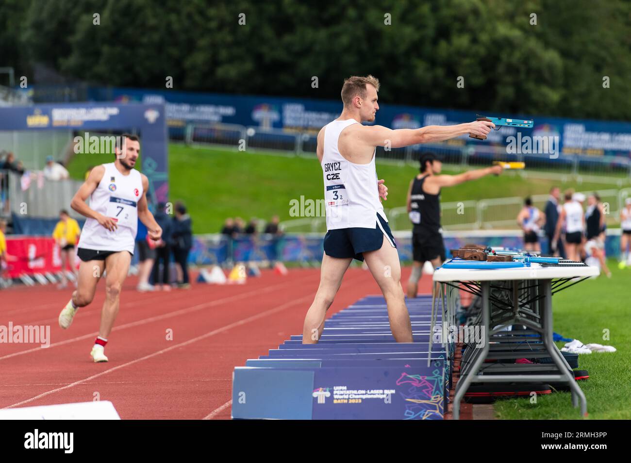 Marek Grycz (pictured) and Lucie Hlavackova of Czech Republic during ...