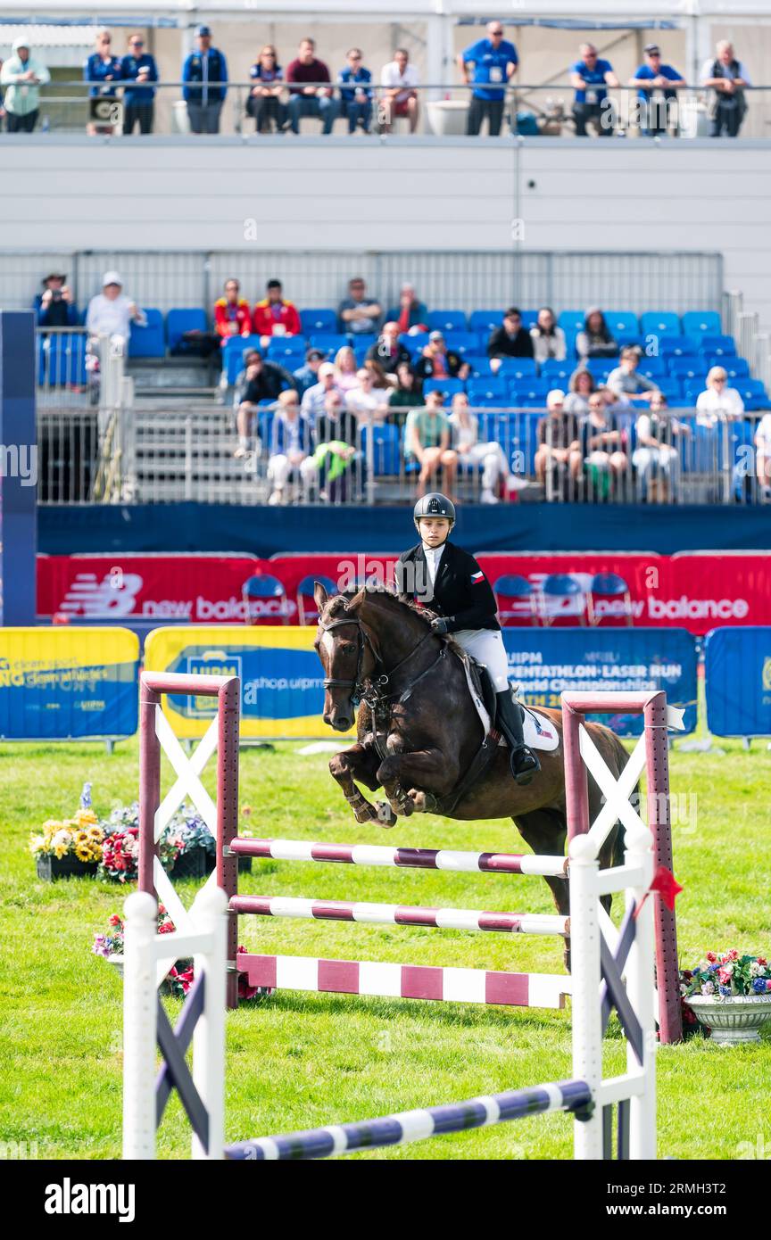 Marek Grycz and Lucie Hlavackova (pictured) of Czech Republic during ...