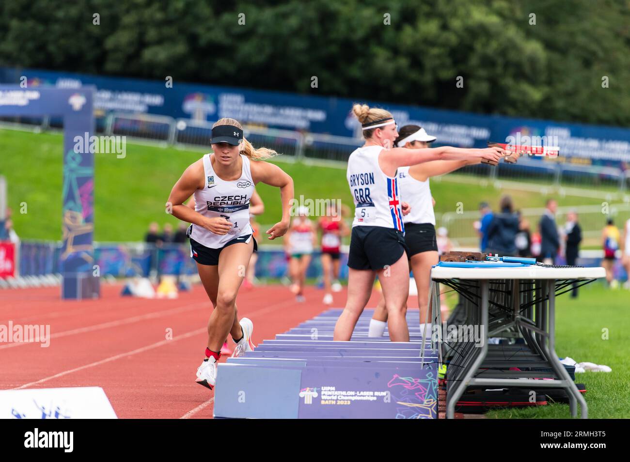 Marek Grycz and Lucie Hlavackova (pictured) of Czech Republic during ...