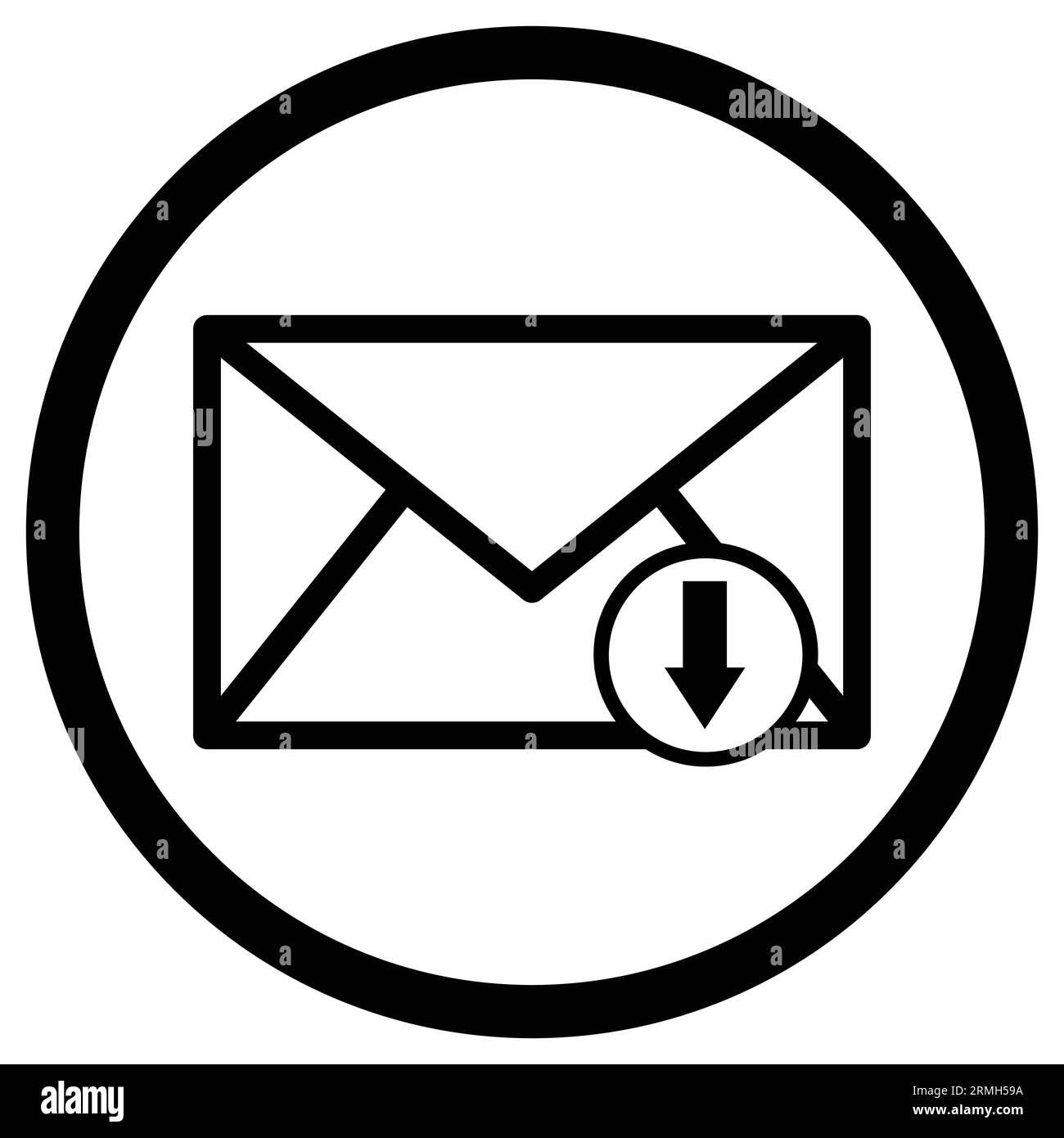 Direct message icon Cut Out Stock Images & Pictures - Alamy
