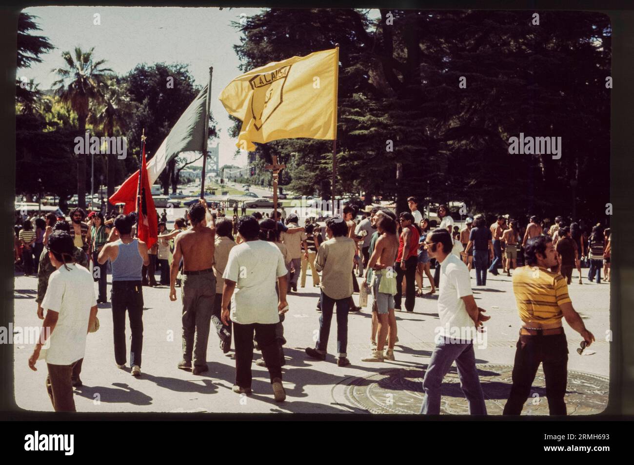 The March Through Aztlán and the Brown Berets arrived in Sacramento in ...