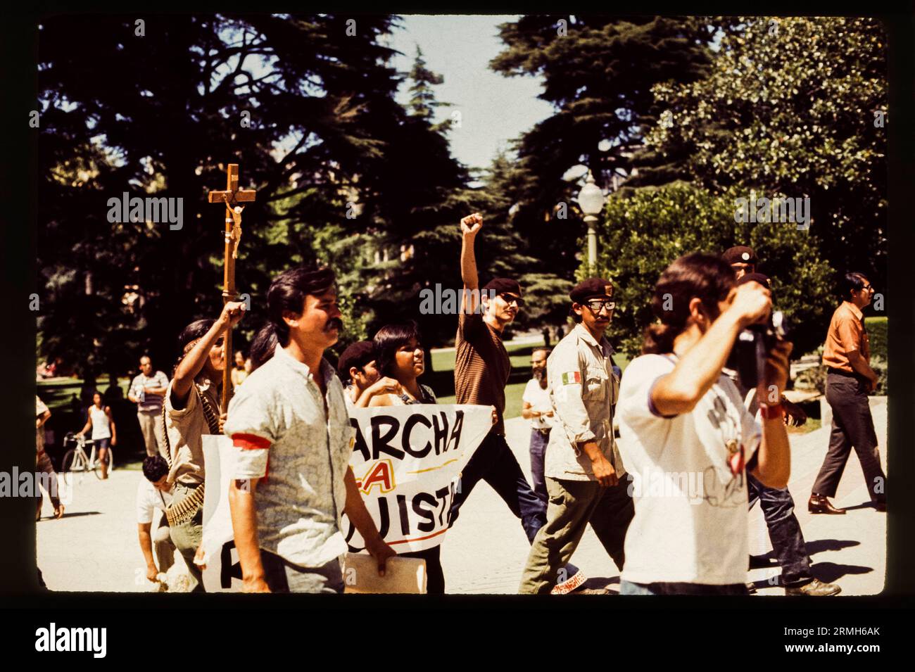The March Through Aztlán and the Brown Berets arrived in Sacramento in ...