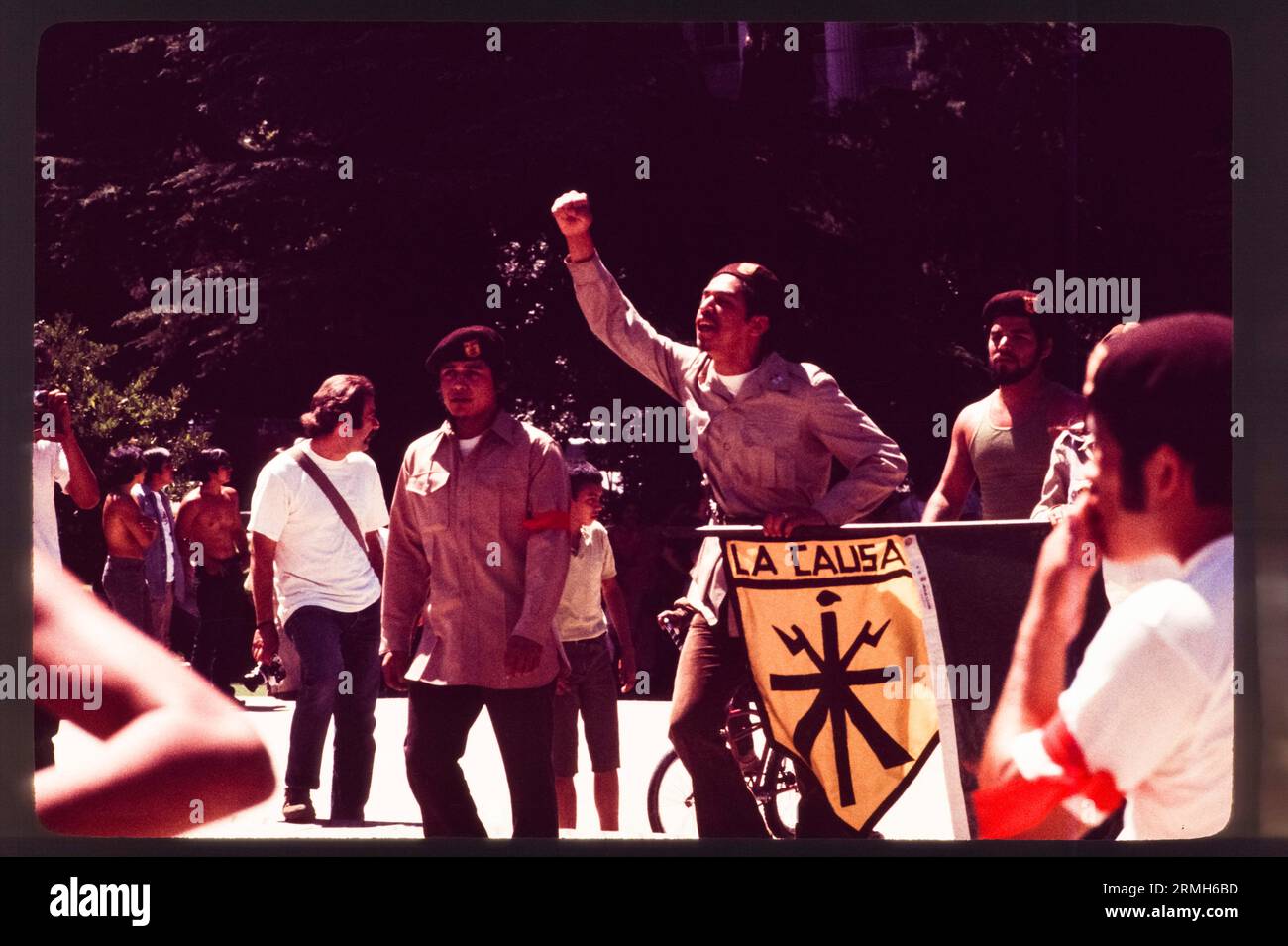 The March Through Aztlán and the Brown Berets arrived in Sacramento in ...