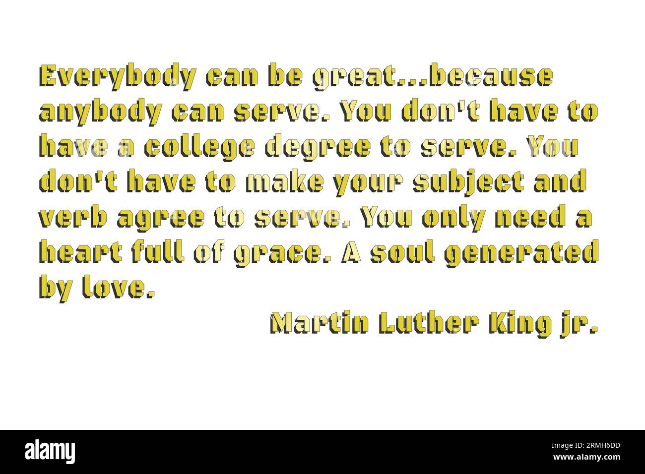 Martin Luther King with custom graphics, nobel prize, in every mode we ...