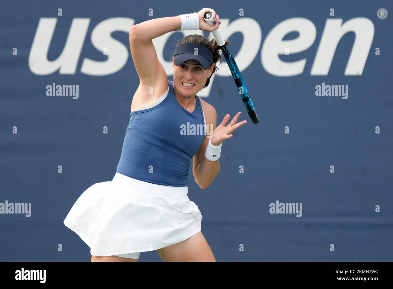 Kimberly Birrell, of Australia, returns a shot to Jennifer Brady, of ...