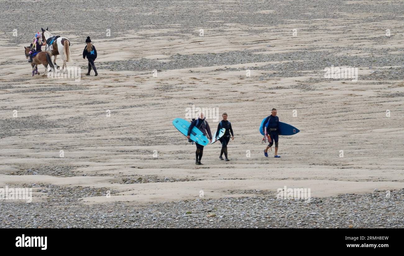The large expanse of sand provides ample space for many types of ...
