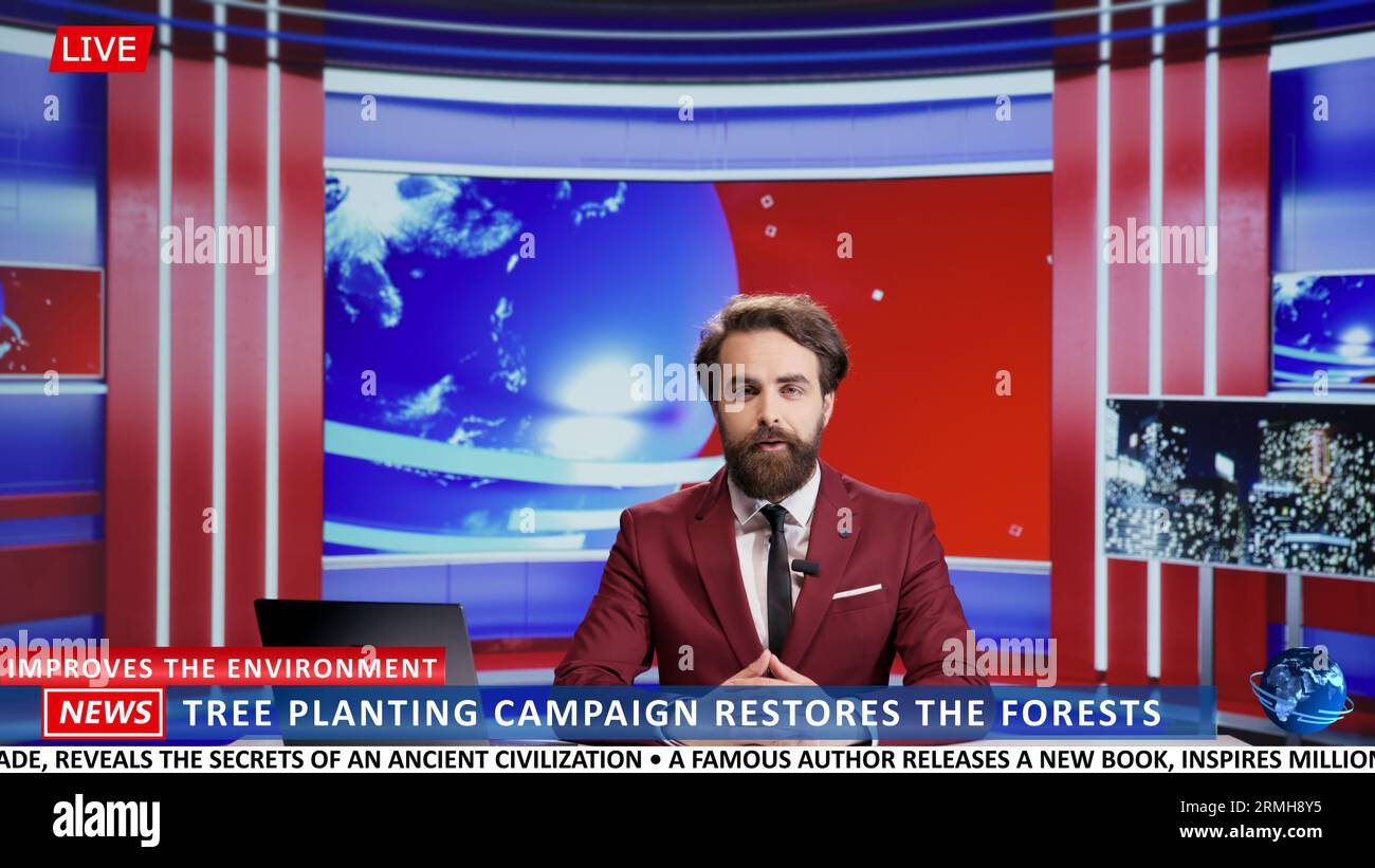 Journalist presents environment campaign to plant trees and protect ...