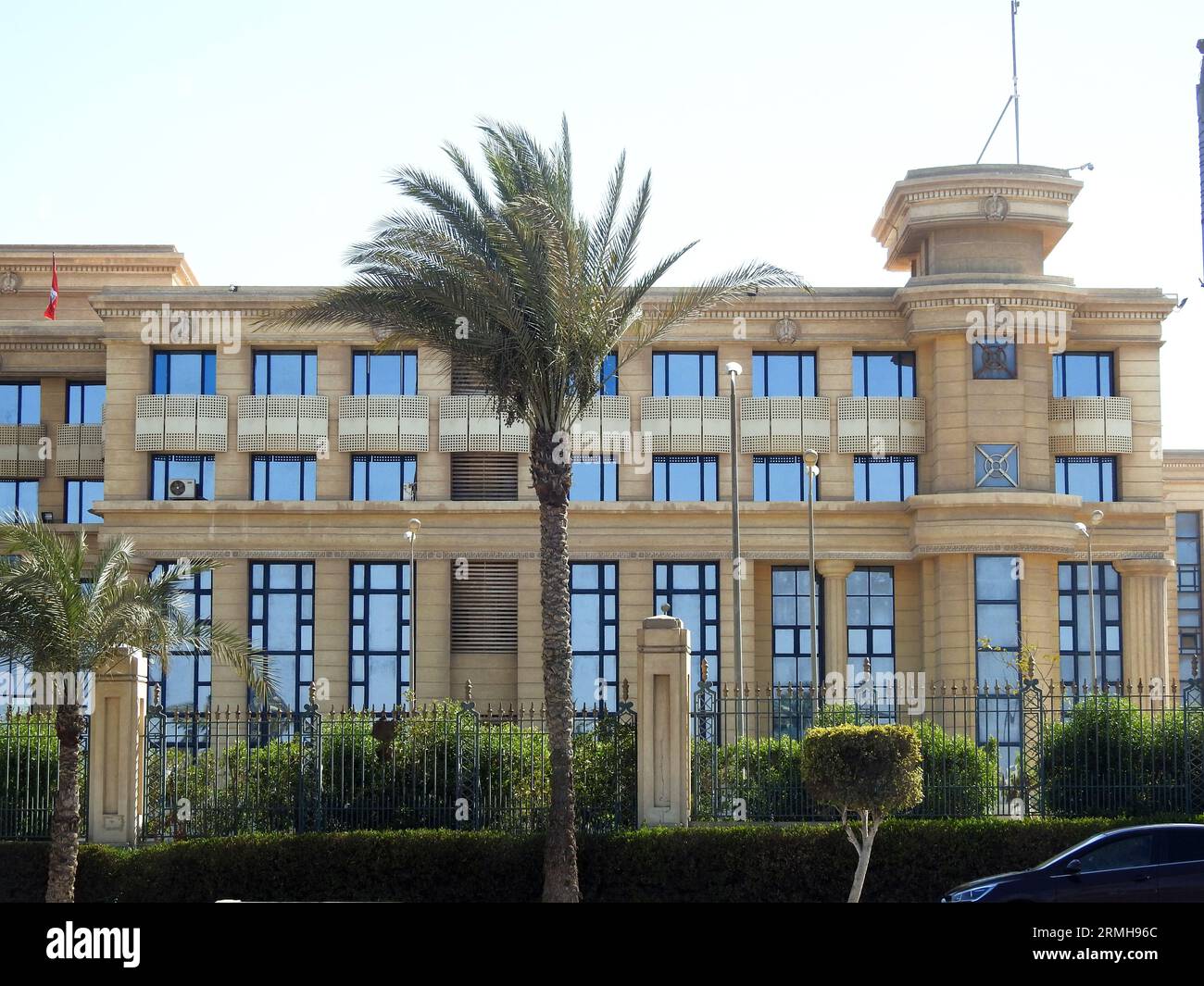 Giza, Egypt, July 21 2023: Cairo University Sheikh Zayed branch, also ...