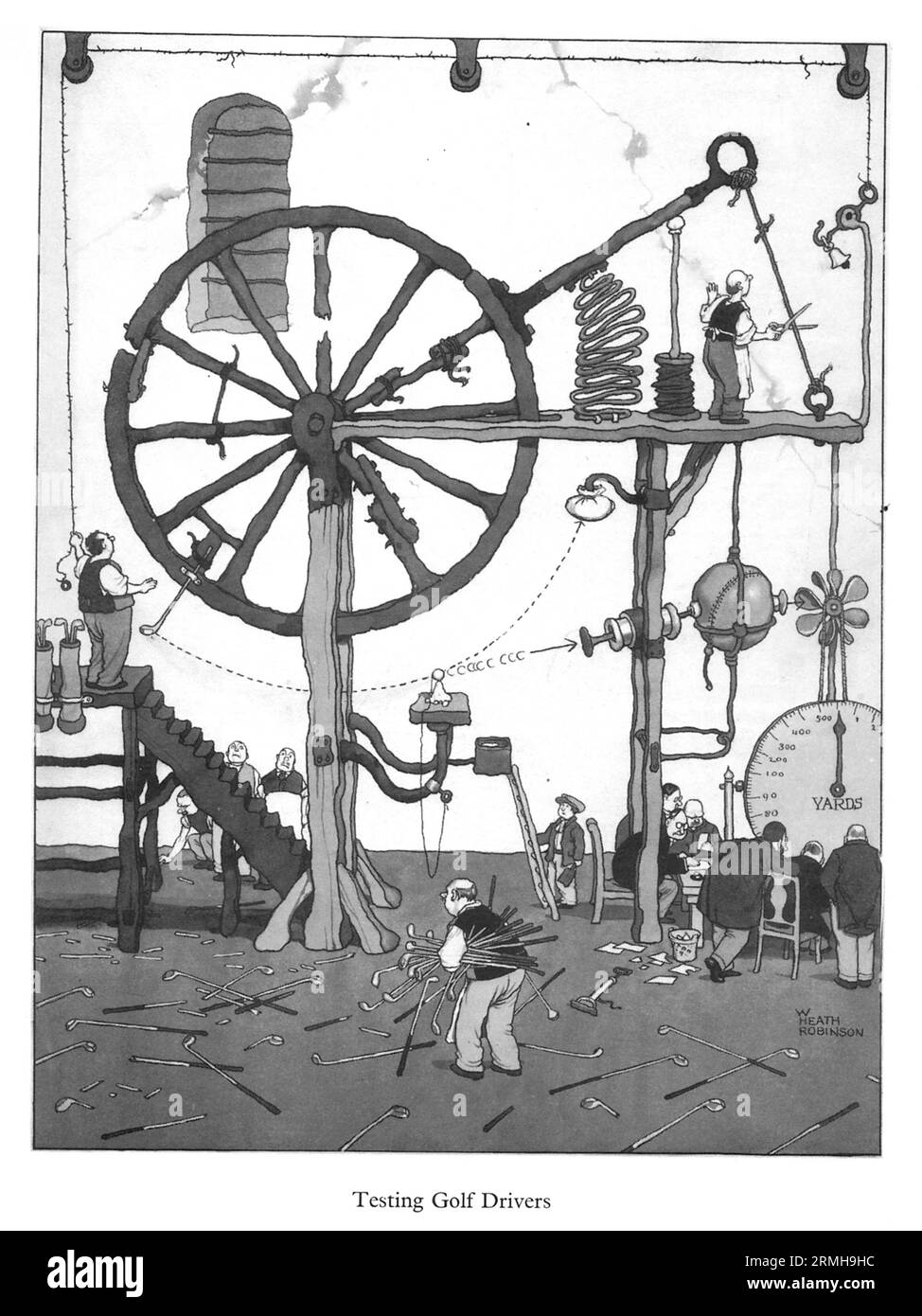 William heath robinson hi-res stock photography and images - Alamy