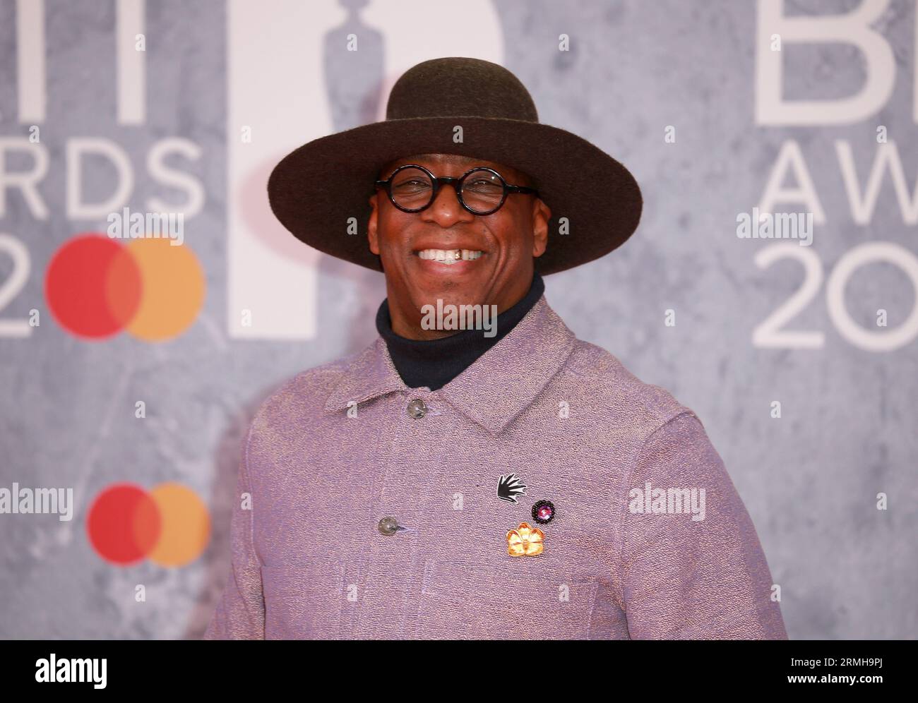 Ian Wright attends the BRIT Awards at the O2 Arena in London Stock ...