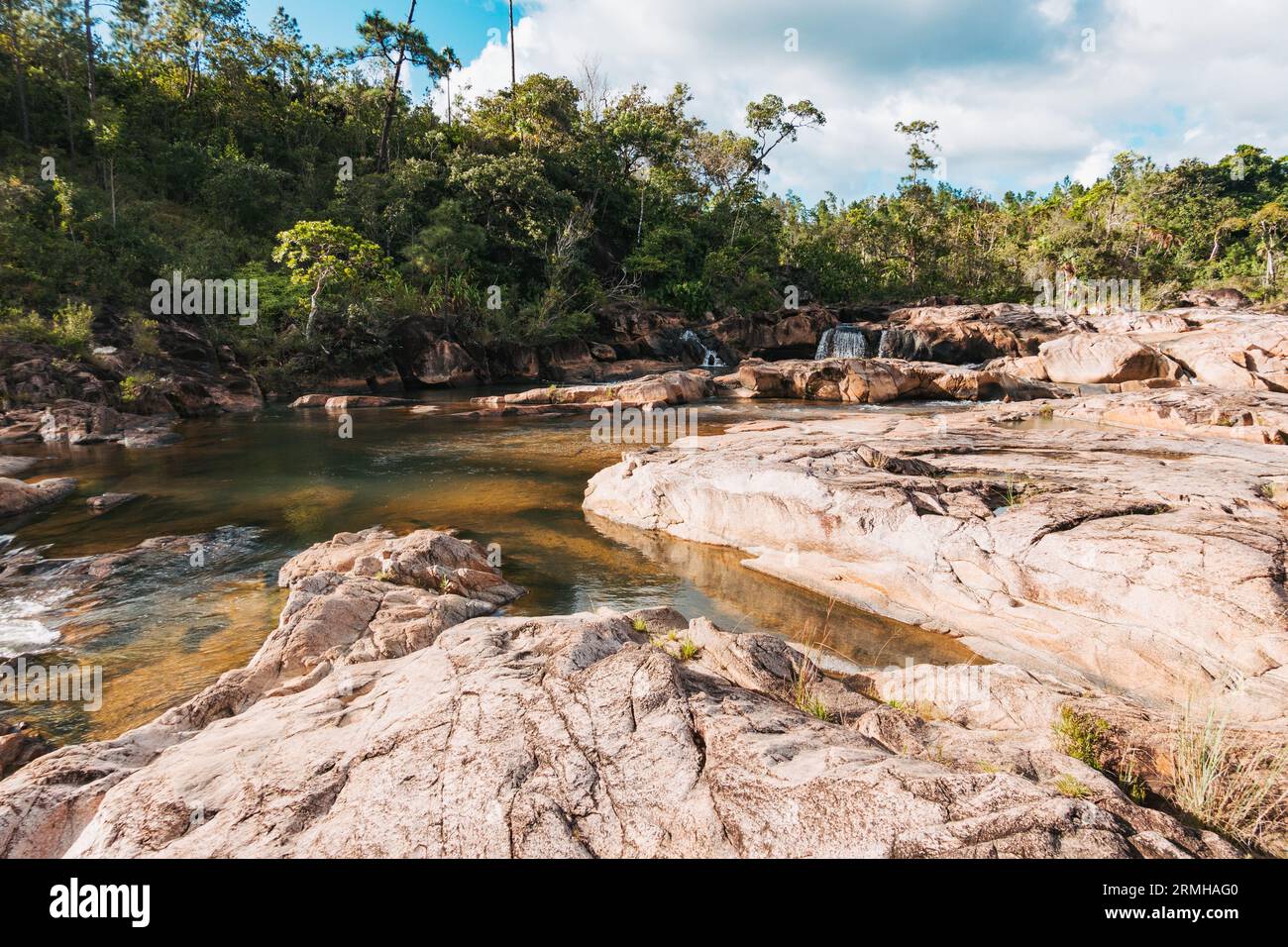 Rio On Pools, a naturally occuring freshwater cascade with swimmable ...