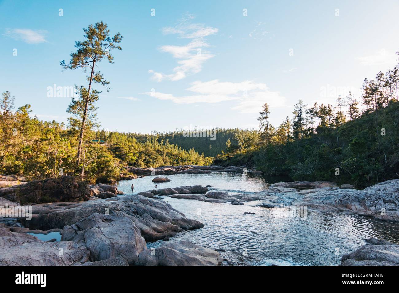 Rio On Pools, a naturally occuring freshwater cascade with swimmable ...