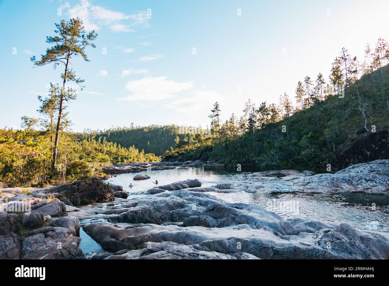 Rio On Pools, a naturally occuring freshwater cascade with swimmable ...
