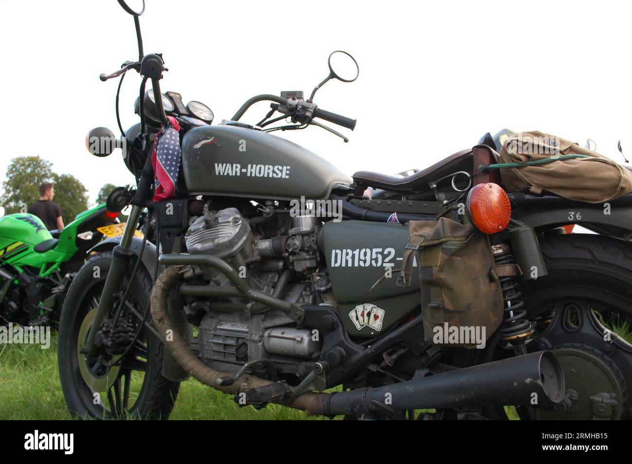 War Horse Motor Bike Stock Photo - Alamy