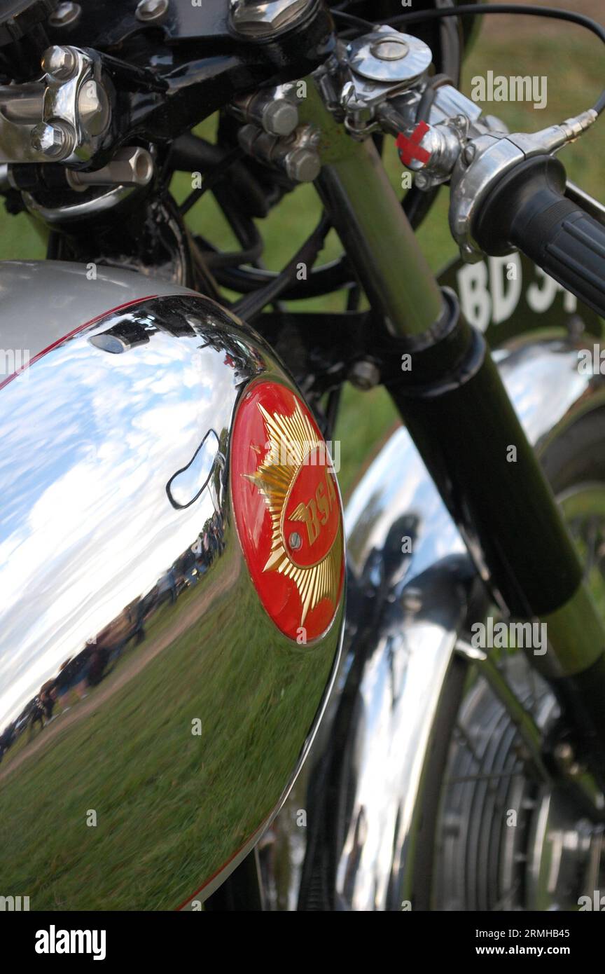 BSA Motor Bike Stock Photo - Alamy