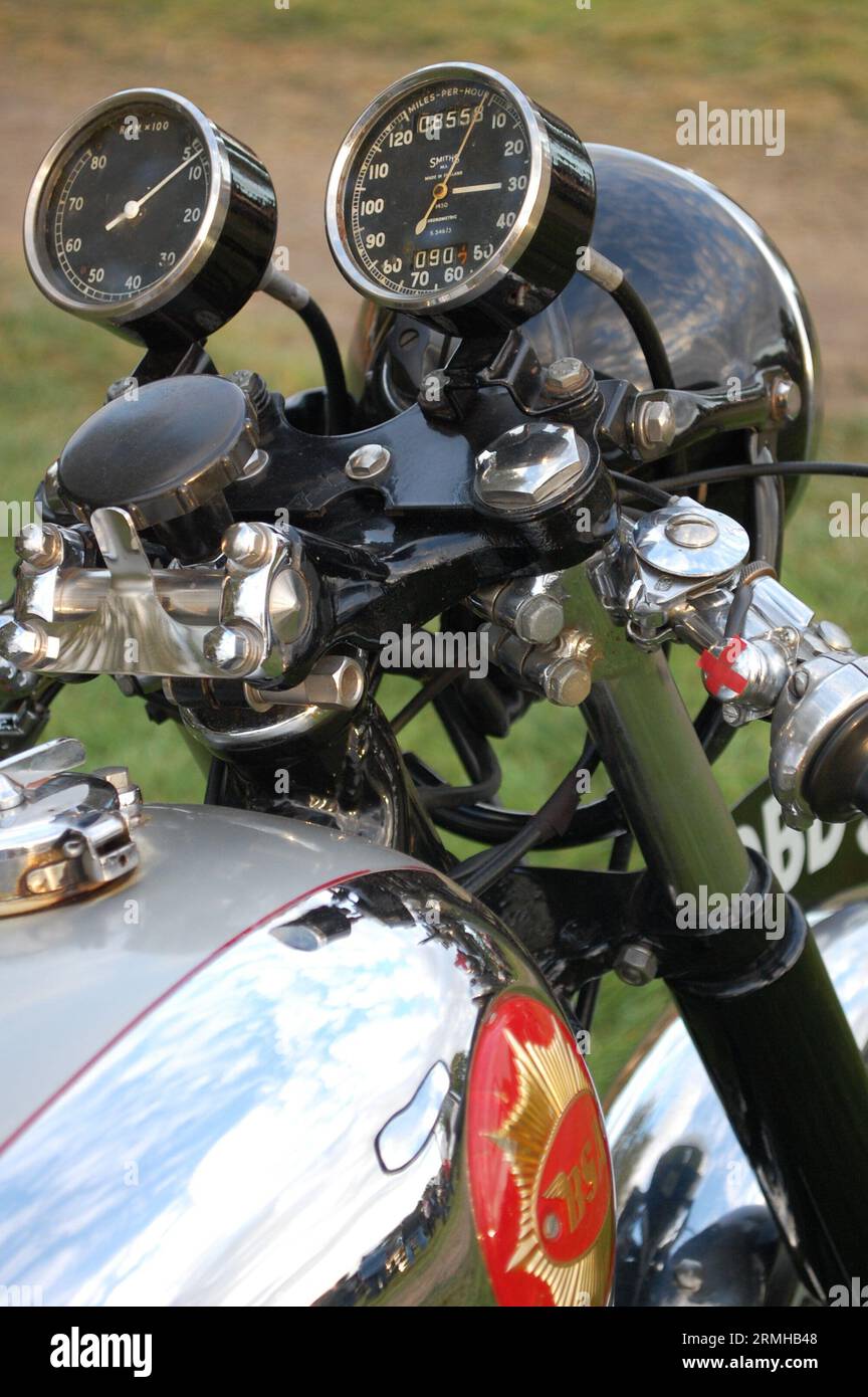 BSA Motor Bike Stock Photo - Alamy