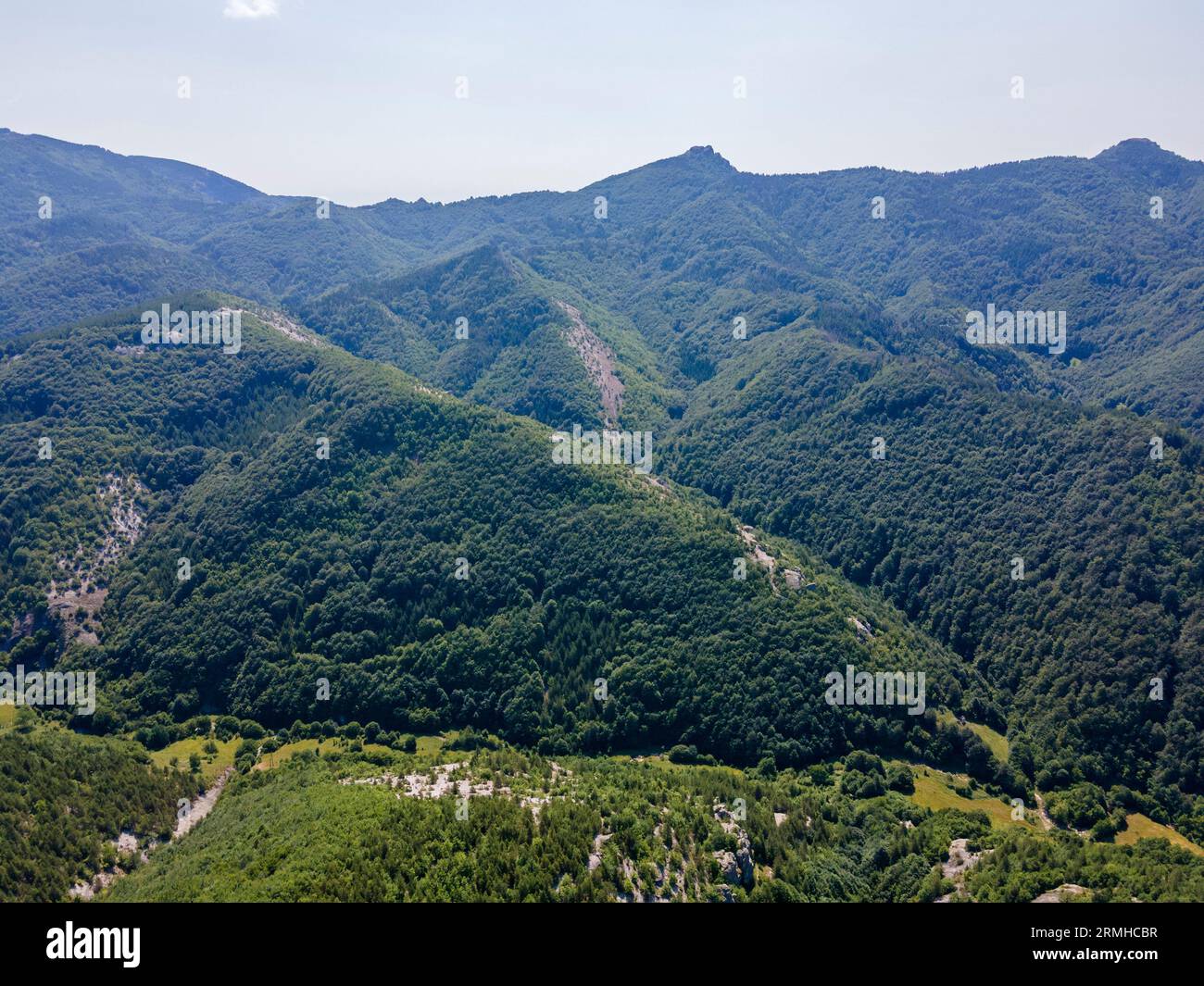 Aerial view of Belintash - ancient sanctuary dedicated to the god ...