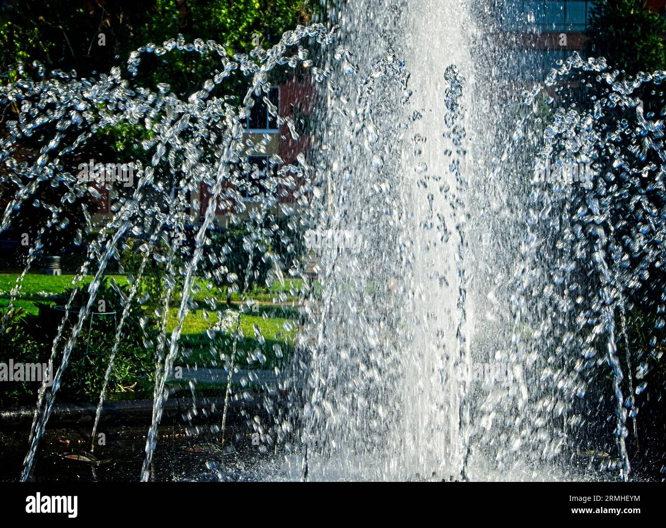 Fountain Central Memorial Park Calgary Alberta Stock Photo - Alamy