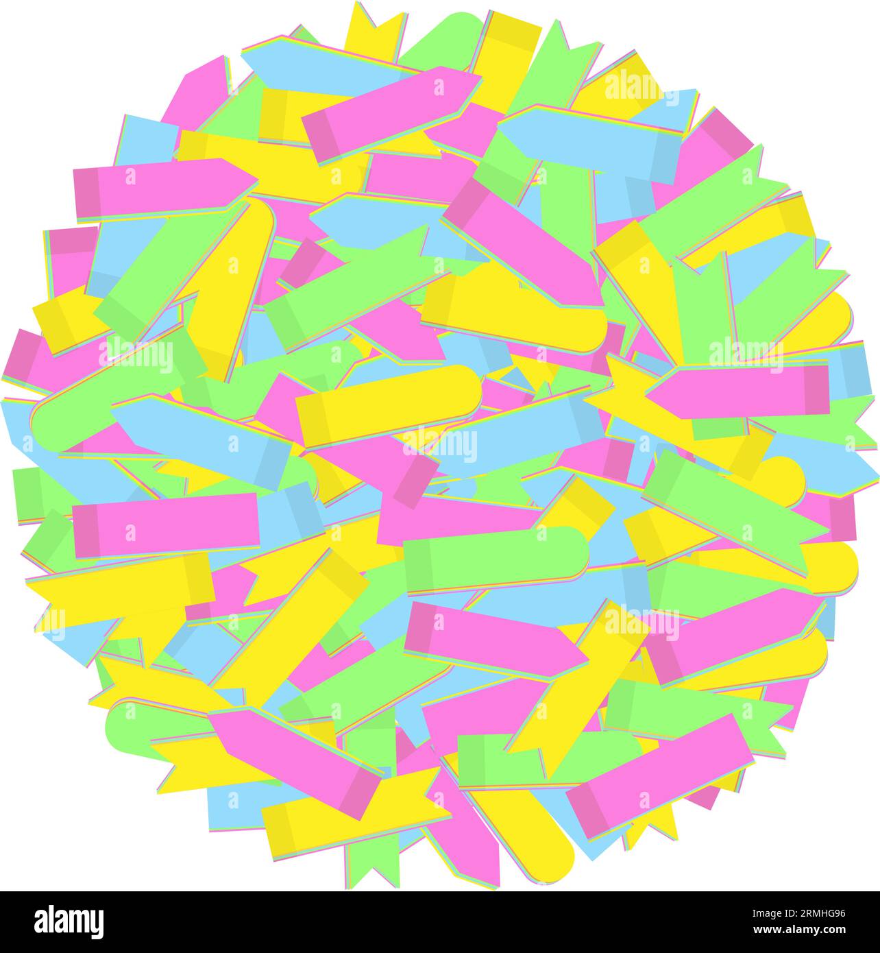 Different shapes sticky notes hi-res stock photography and images - Alamy