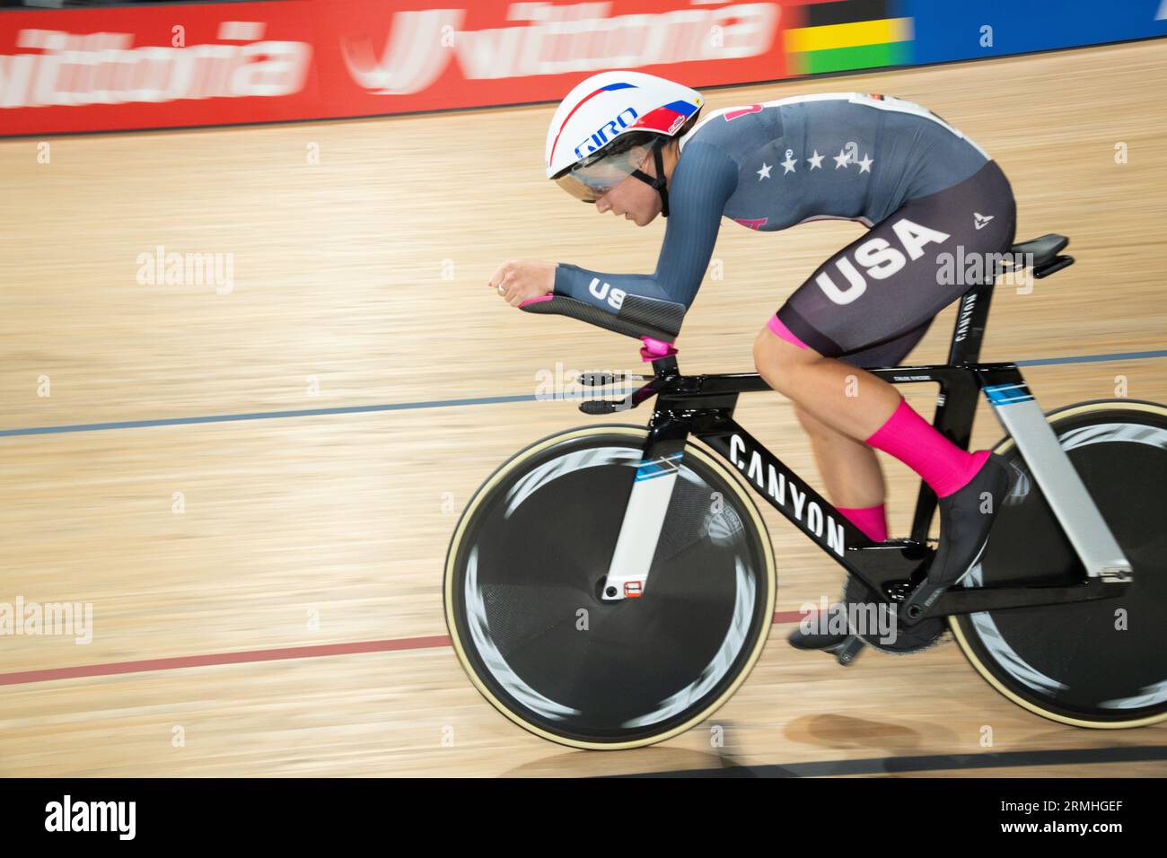 Chloe Dygert of Team USA rides to the gold medal and world championship ...