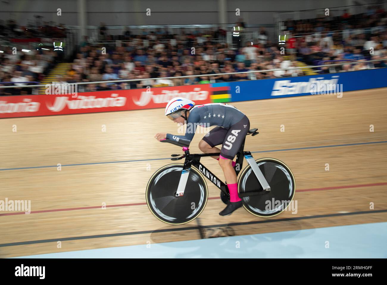 Chloe Dygert of Team USA rides to the gold medal and world championship ...