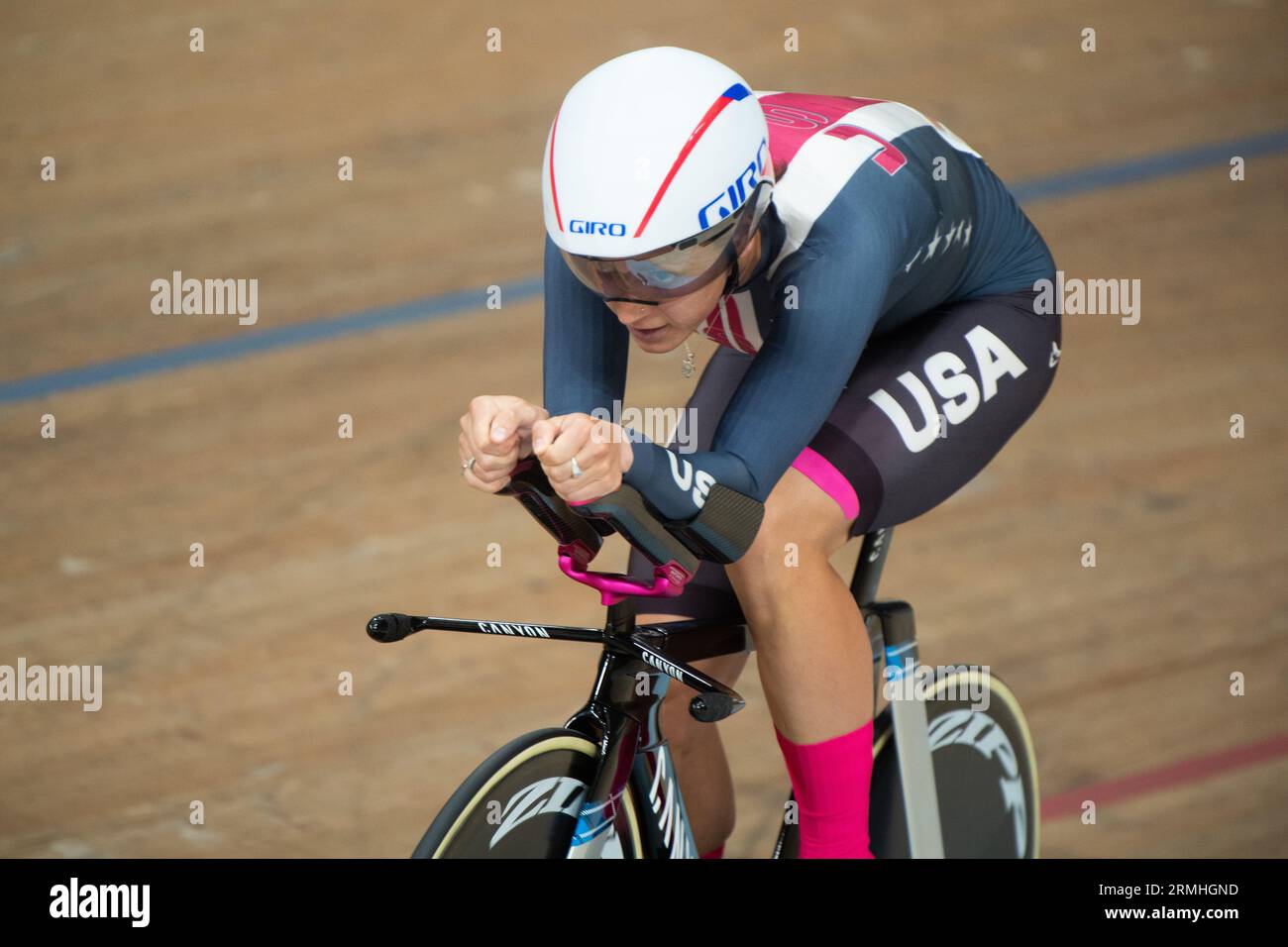 Chloe Dygert of Team USA rides to the gold medal and world championship ...