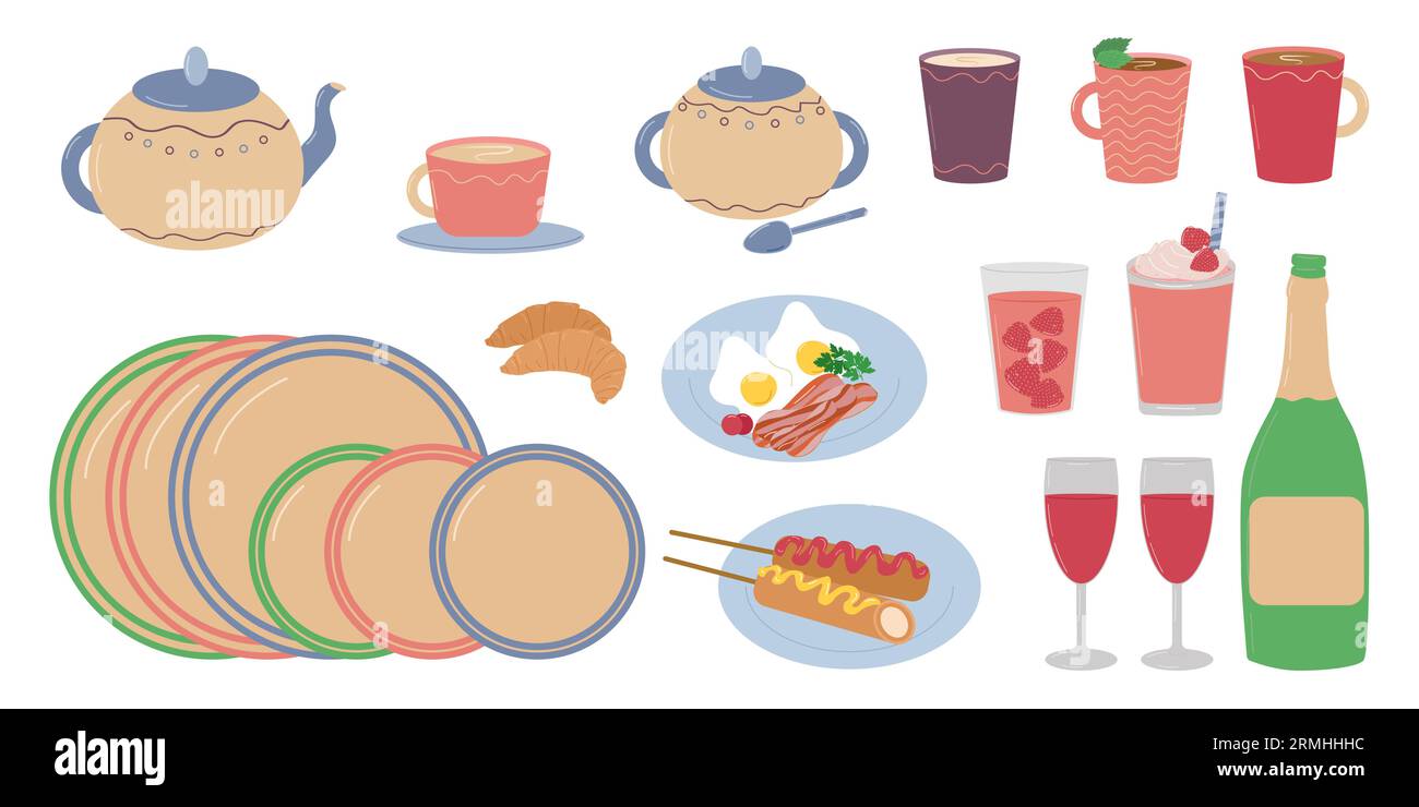 Food beverage dining room Cut Out Stock Images & Pictures - Alamy