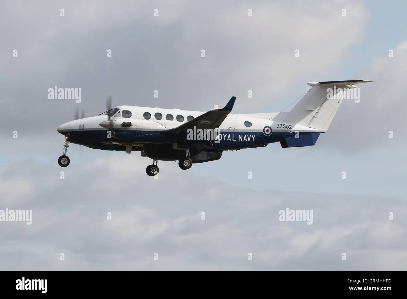 ZZ502, a Beechcraft Avenger T1 operated by 750 Squadron of the Royal ...