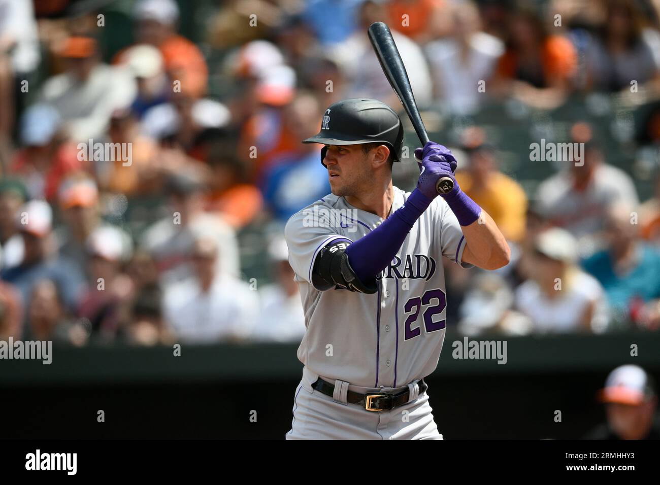 Colorado Rockies' Nolan Jones in action during a baseball game against ...