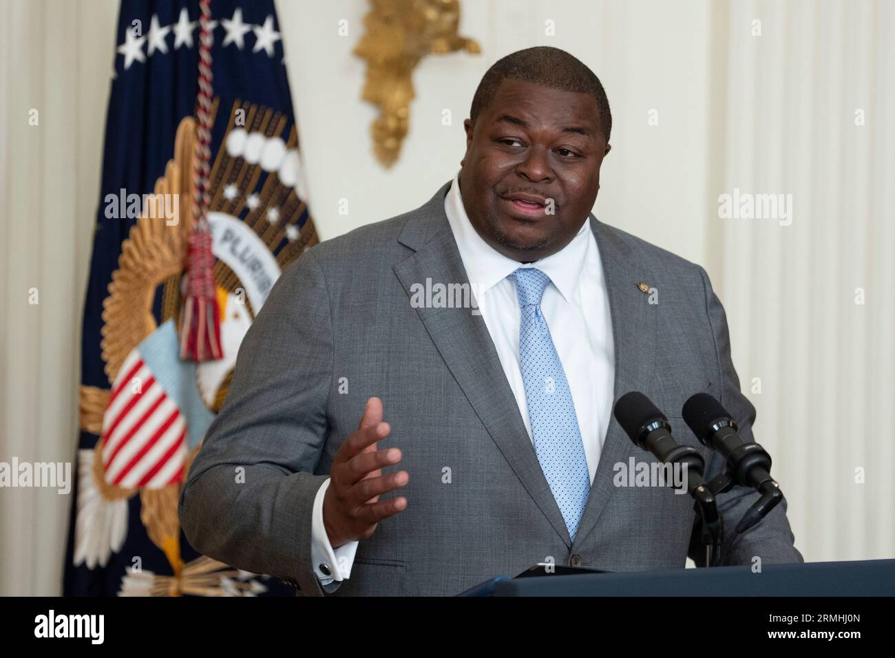 Washington, United States. 28th Aug, 2023. Damon Hewitt, President and ...