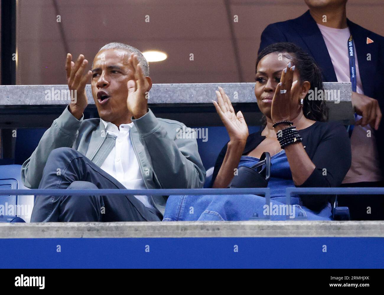 Flushing Meadow, United States. 28th Aug, 2023. Former President of the ...