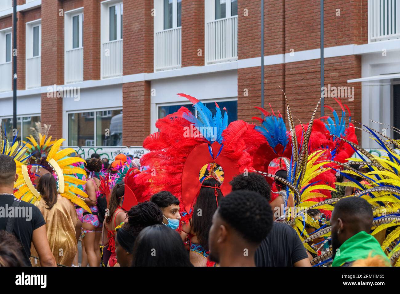London, UK, 28th August 2023, Bank holiday Monday, and the carnival was in full swing on its 2nd ...